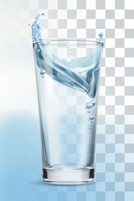 43459910 – glass of water, vector illustration | M.J. Reider
